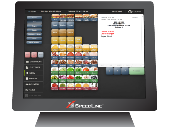 SpeedLine Pizza Point of Sale