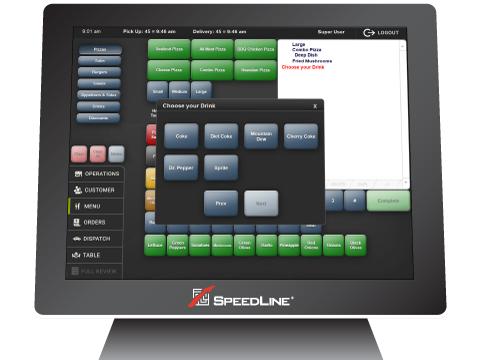 SpeedLine Pizza Point of Sale